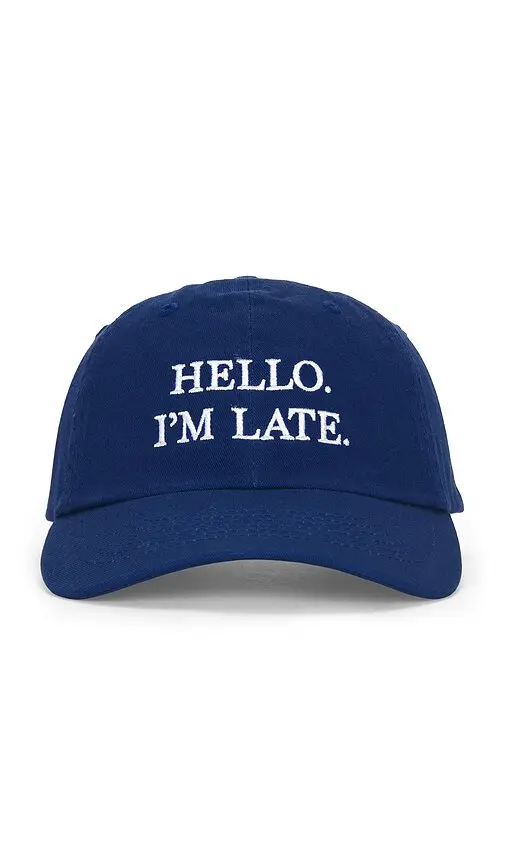 DEPARTURE Hello I'm Late Dad Hat