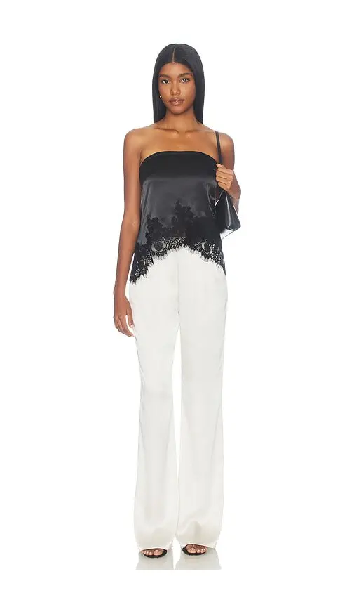 MORE TO COME Sian Strapless Lace Top