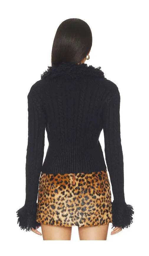 Superdown Audryna Shaggy Cardigan