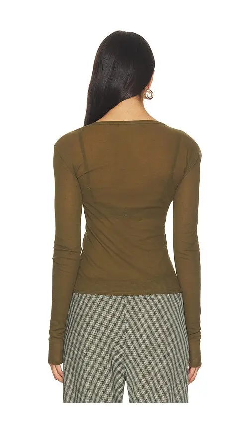 WAO Crew Neck Long Sleeve Tee