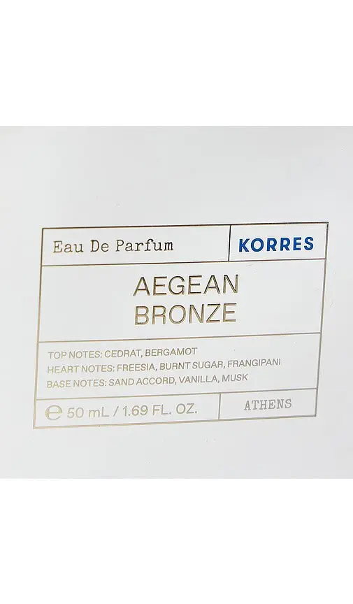 KORRES Eau De Parfum Aegean Bronze Fragrance