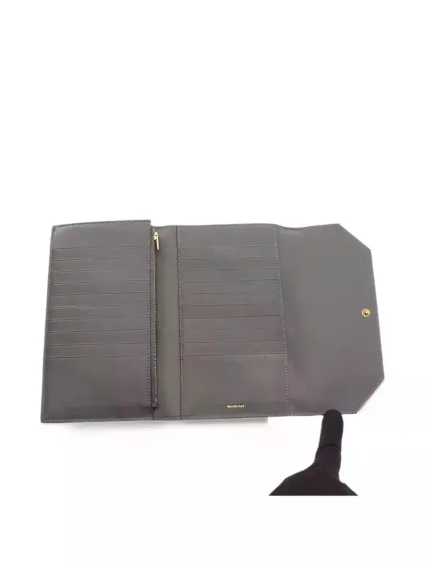 Balenciaga 2010s Envelope Trifold Wallet