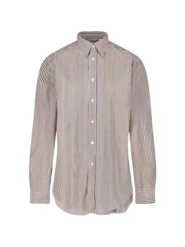 FINAMORE 1925 Striped Cotton Shirt