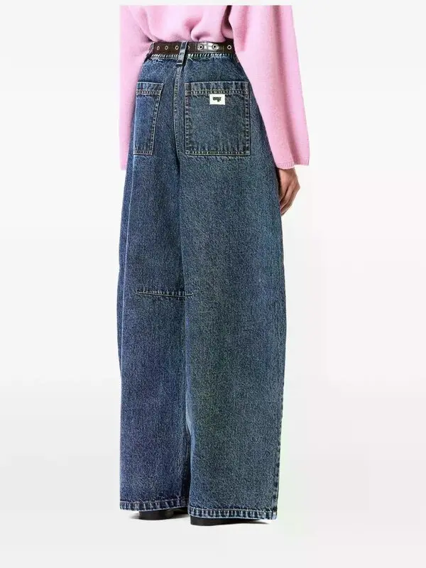 DHRUV KAPOOR Bead-embellished Barrel-leg Jeans