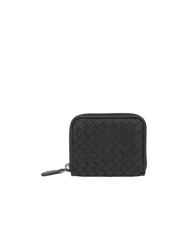 Bottega Veneta Interlaced Leather Zipped Wallet