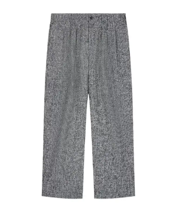 Emporio Armani Patterned Pleated Trousers