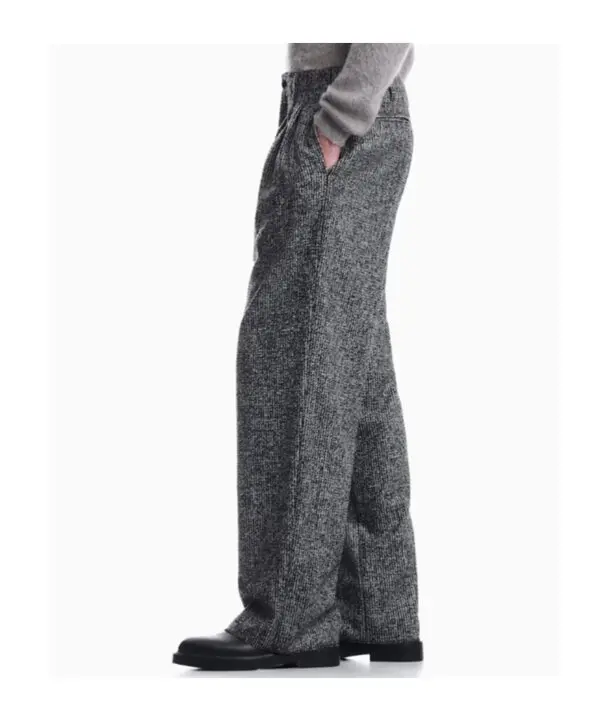 Emporio Armani Patterned Pleated Trousers