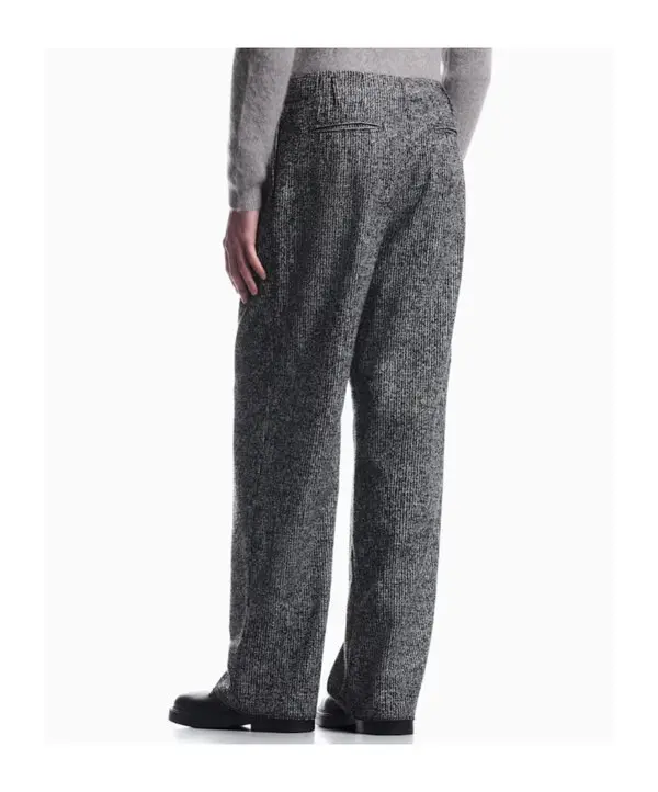 Emporio Armani Patterned Pleated Trousers