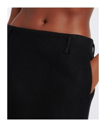 Dries Van Noten Embellished Wool-blend Twill Midi Skirt
