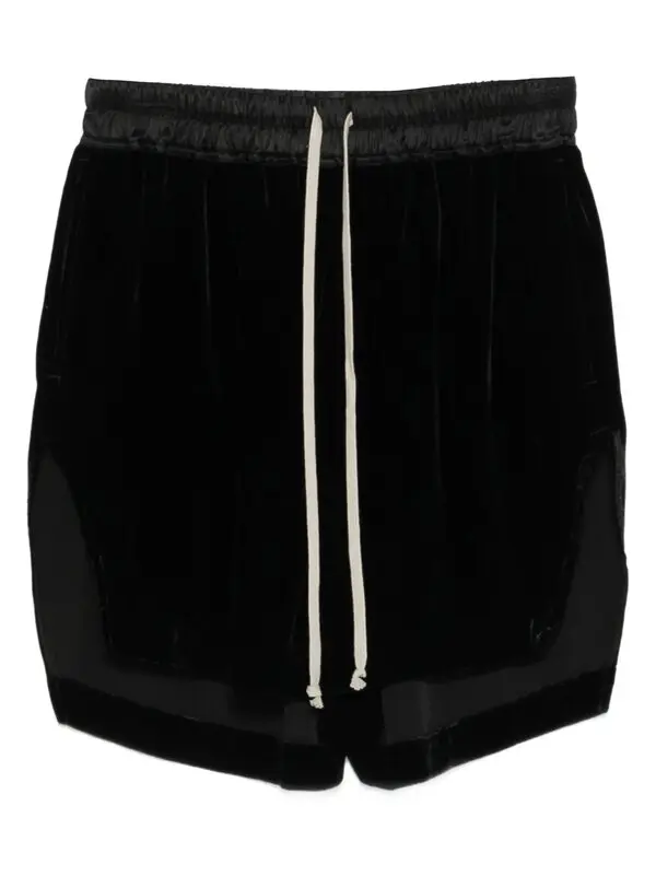 Rick Owens Drawstring Straight-hem Shorts