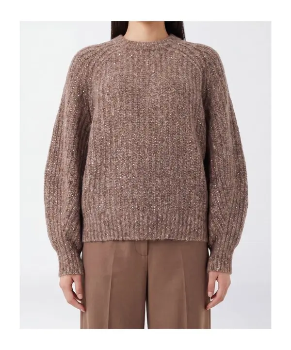 Brunello Cucinelli Chunky Shimmer Knitted Sweater