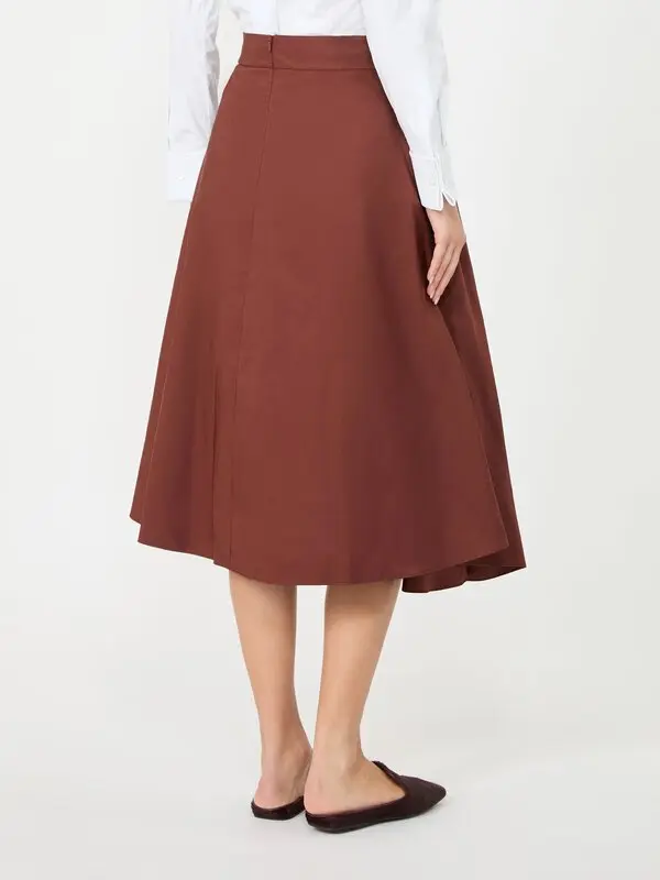 Max Mara Draped A-line Skirt