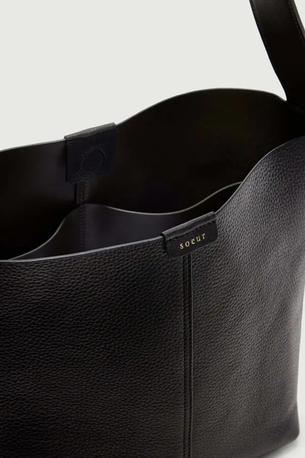 Soeur Small Bag Seau In Cuir Grain