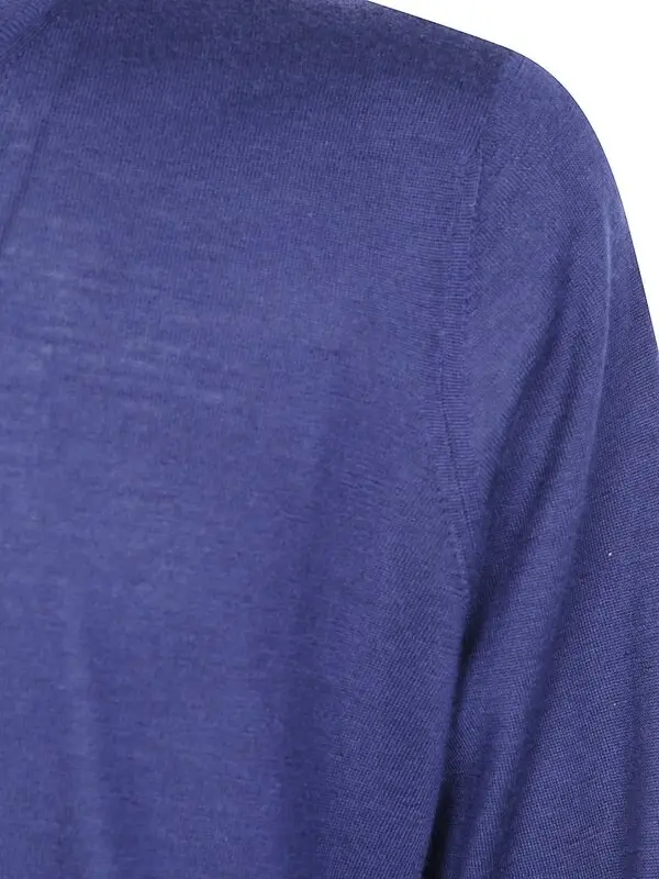 Brunello Cucinelli Long-sleeved Knit Top - Blue