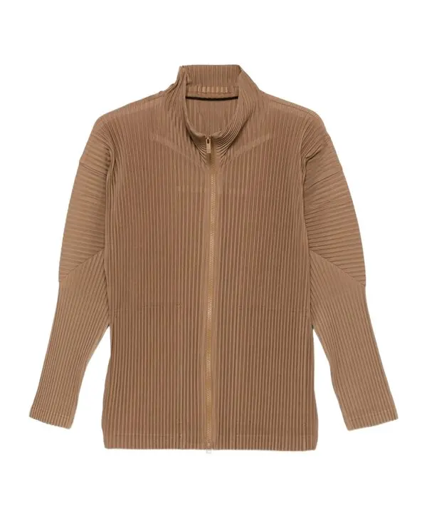 Issey Miyake Pleated High-neck Jacket