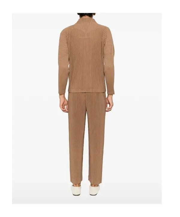 Issey Miyake Pleated High-neck Jacket