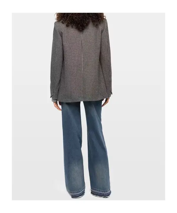 Zadig&Voltaire Single-breasted Plaid Blazer
