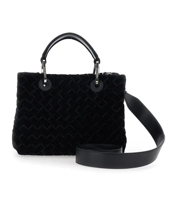 Emporio Armani Woven-effect Tote Bag