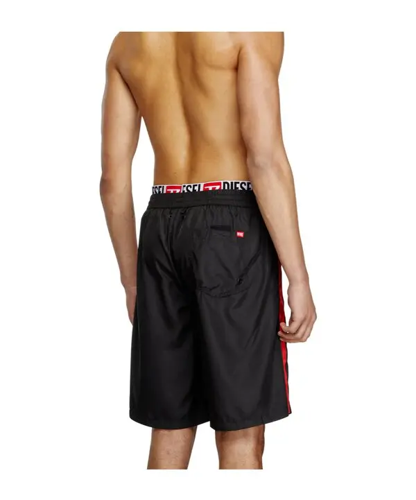 DIESEL® Board Shorts With Hybrid Waist