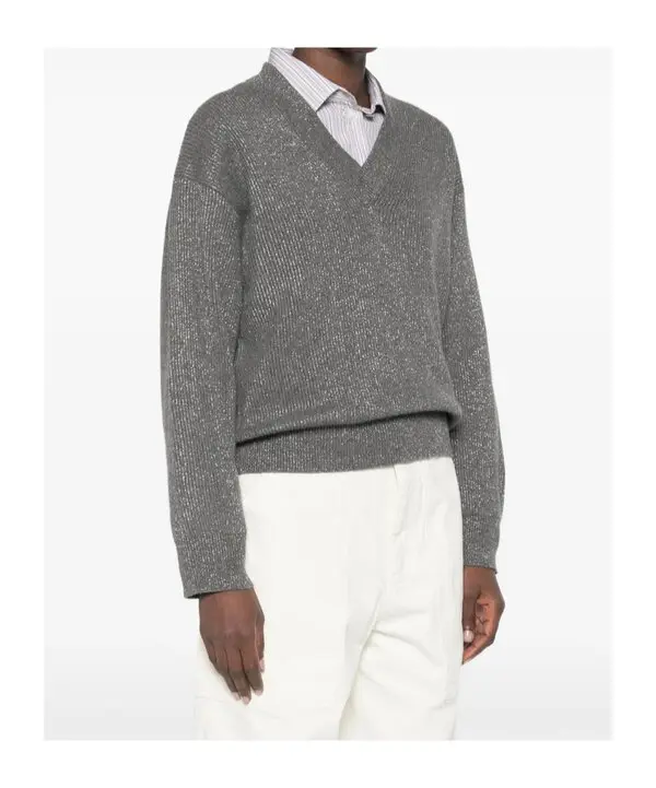 Brunello Cucinelli Long-sleeved Knit Top