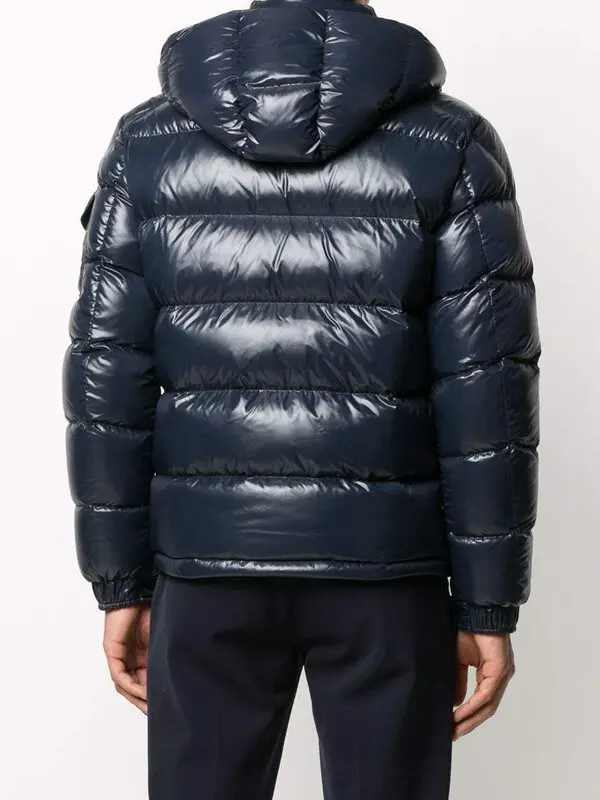 Moncler Logo Hooded Down Jacket