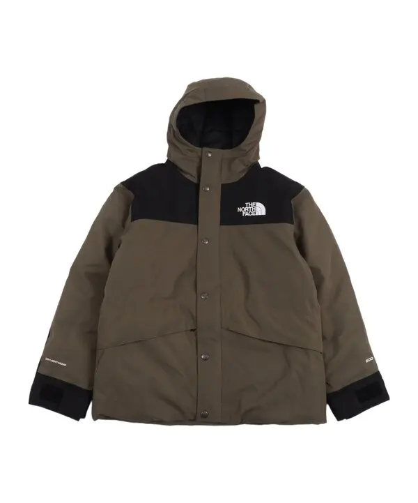 The North Face Colour-block Hooded Jacket - Brown