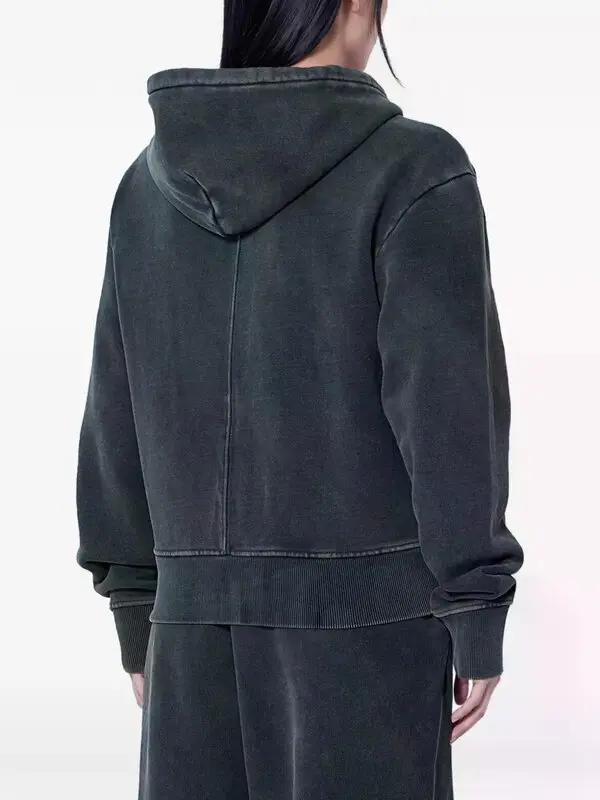 ENTIRE STUDIOS Zip-up Ribbed-trim Hoodie