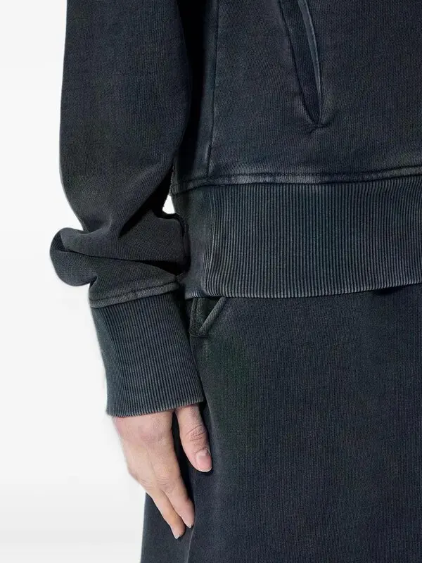 ENTIRE STUDIOS Zip-up Ribbed-trim Hoodie