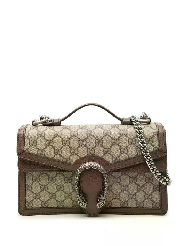 Gucci 2016-2026 Gg Supreme Dionysus Top Handle Bag Satchel - Neutrals