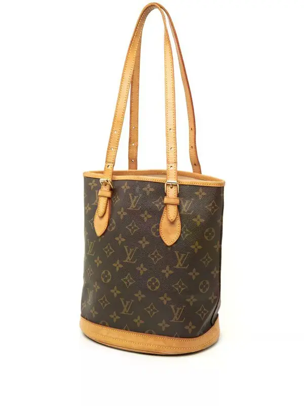 LOUIS VUITTON 1998 Monogram Petit Bucket Bag