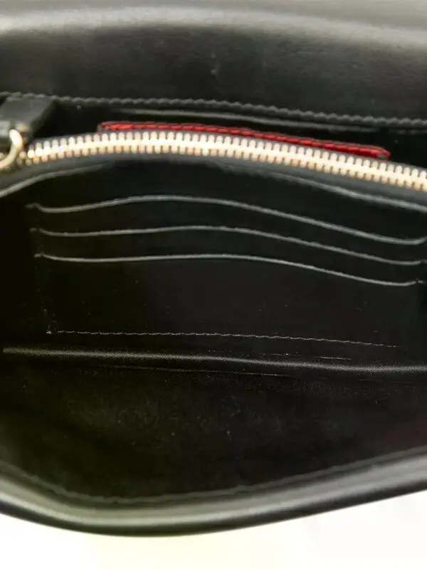 Valentino Garavani 2000-2017 Leather Rockstud Wallet On Chain Crossbody Bag