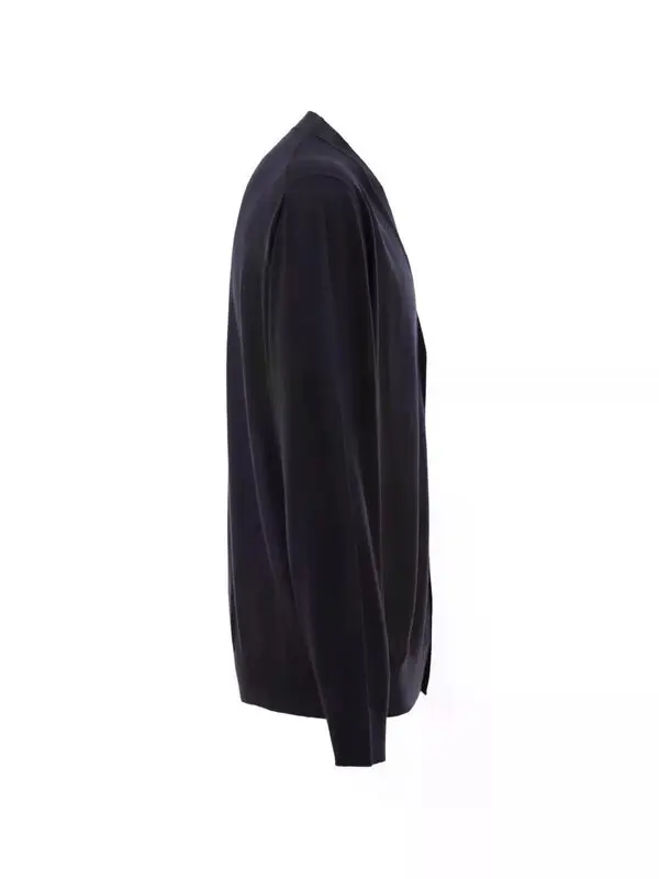 Alpha Studio V-neck Merino Wool Cardigan