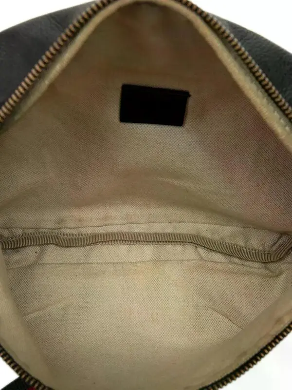 Gucci 2016-2026 Grained Calfskin Web Logo Belt Bag