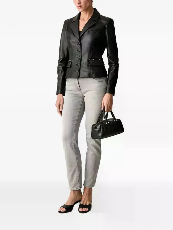 Elisabetta Franchi Embroidered-logo Jeans