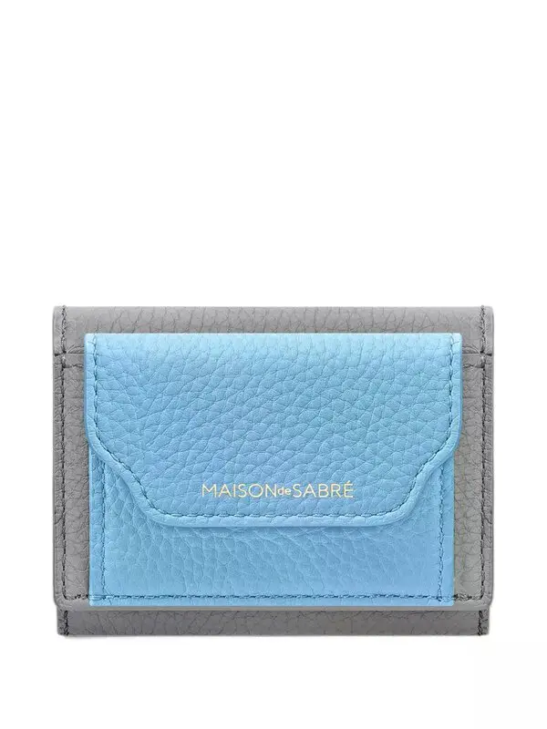 MAISON DE SABRE The Compact Leather Wallet - Grey