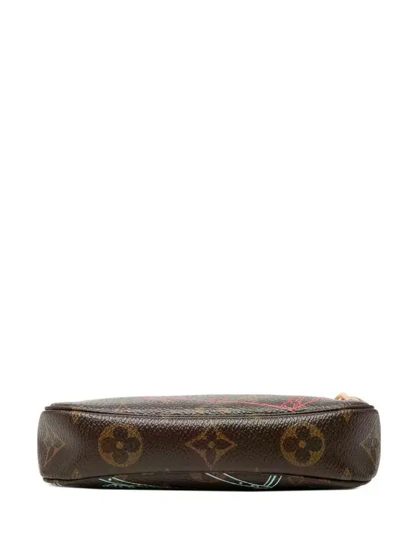 LOUIS VUITTON 2014 Monogram 2014 Christmas Animation Mini Pochette Accessories Shoulder Bag