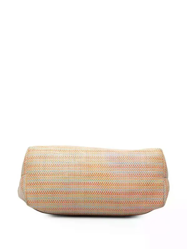 Fendi 20th Century Medium Raffia Roll Tote Bag