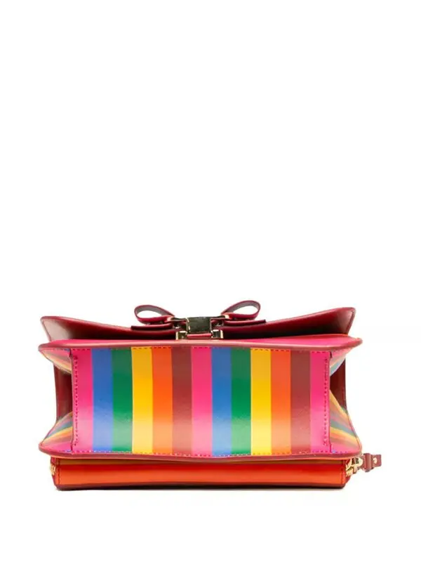 FERRAGAMO 2015-2026 Leather Vara Rainbow Crossbody Bag