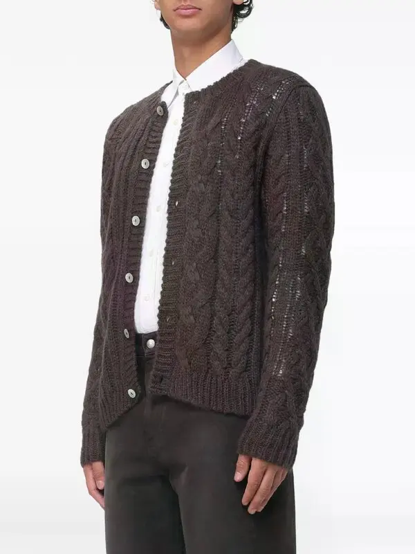 PAURA Amar Cable-knit Cardigan