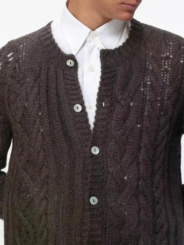 PAURA Amar Cable-knit Cardigan