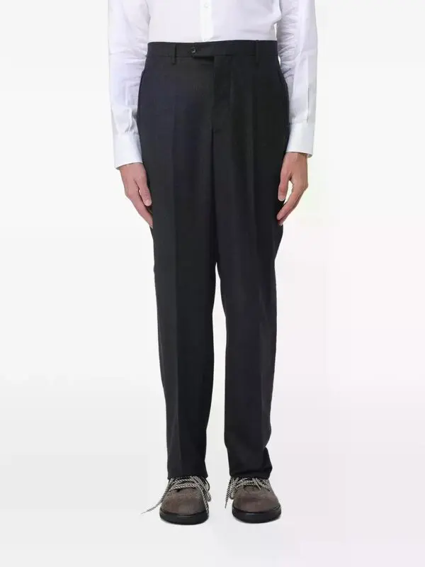 PAURA Troy Frayed-edge Tailored Trousers