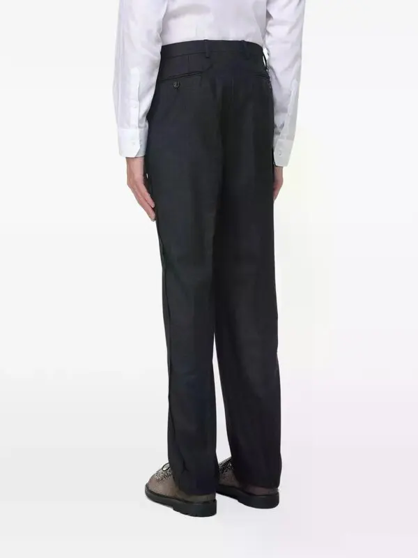 PAURA Troy Frayed-edge Tailored Trousers