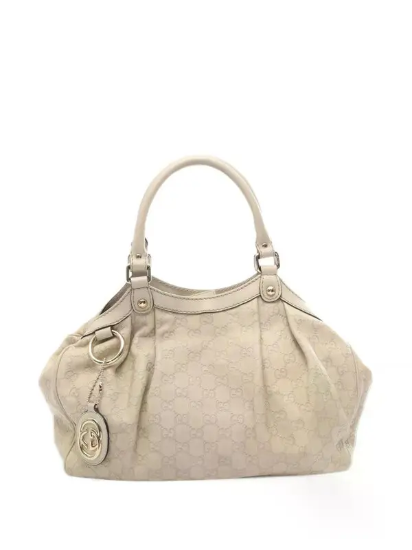 Gucci 2000s Sukey Guccissima Tote Bag - Neutrals