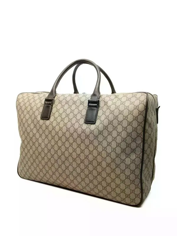Gucci 2000-2015 Gg Supreme Double Zip Travel Bag