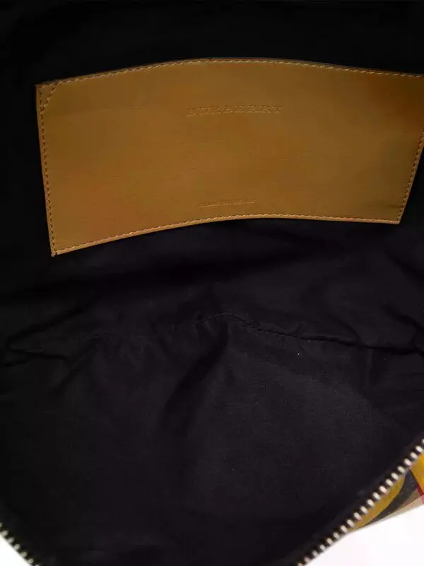 Burberry 2024 Large House Check Canvas Graffiti Sony Belt Bag