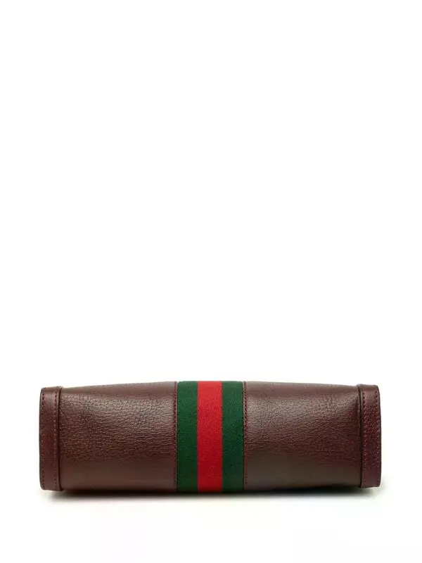 Gucci 2000-2015 Small Calfskin Web Ophidia Chain Crossbody Bag