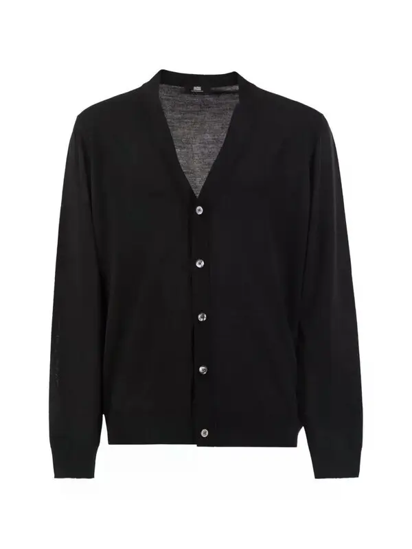 Alpha Studio Merino Wool V-neck Cardigan