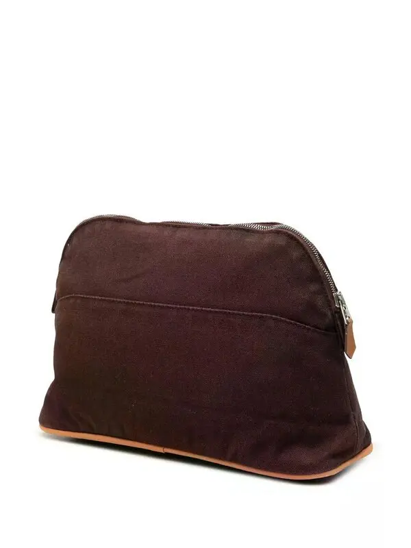 Hermès 2000-2026 Toile Bolide Trousse De Voyage Pouch Mm Vanity Bag