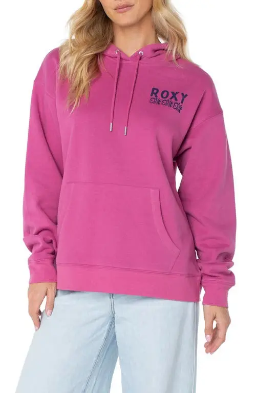 Roxy Raya Graphic Hoodie - Red Violet