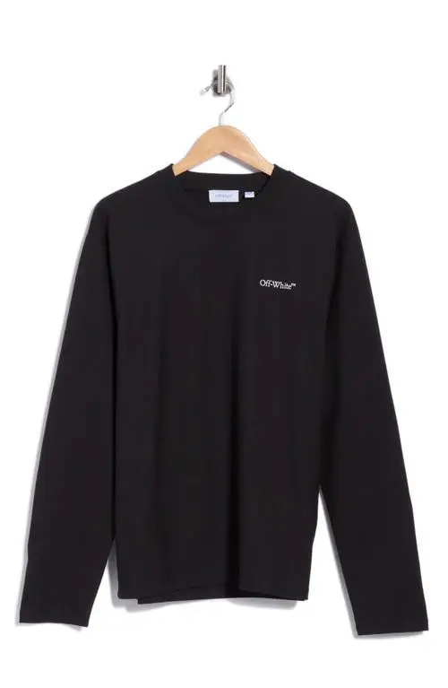 Off-White Skate Fit Cloud Arrow Long Sleeve T-shirt - Black